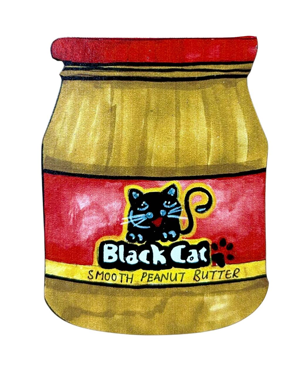 Fridge Magnet – Black Cat 2025 – Olka Polka Creations